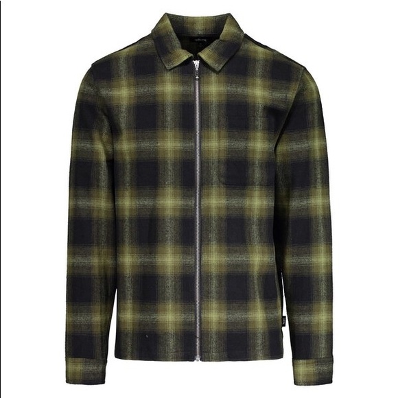 Stussy | Shirts | Stussy Shadow Zip Up | Poshmark